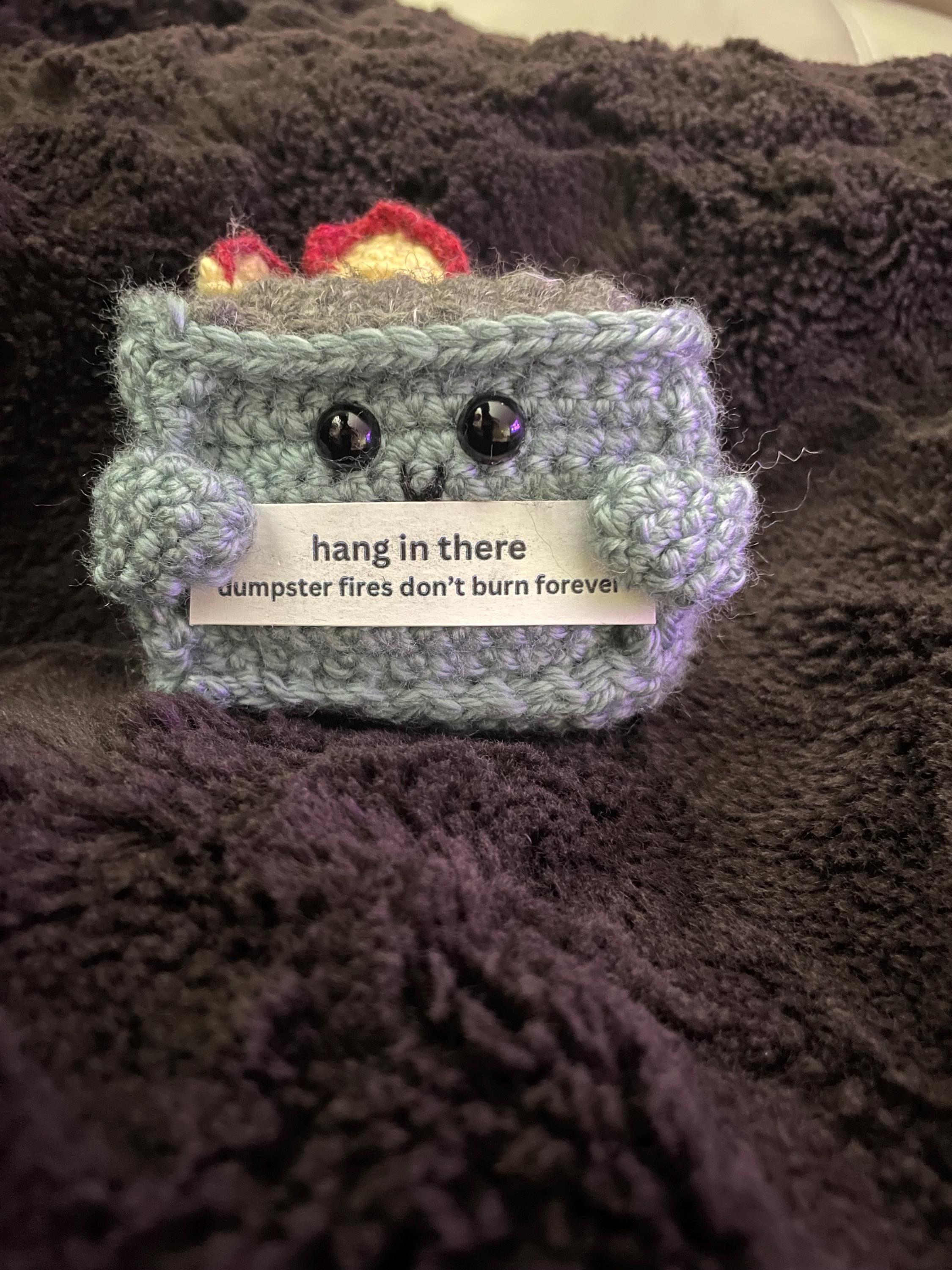 Emotional Support Dumpster Fire Pattern - Etsy