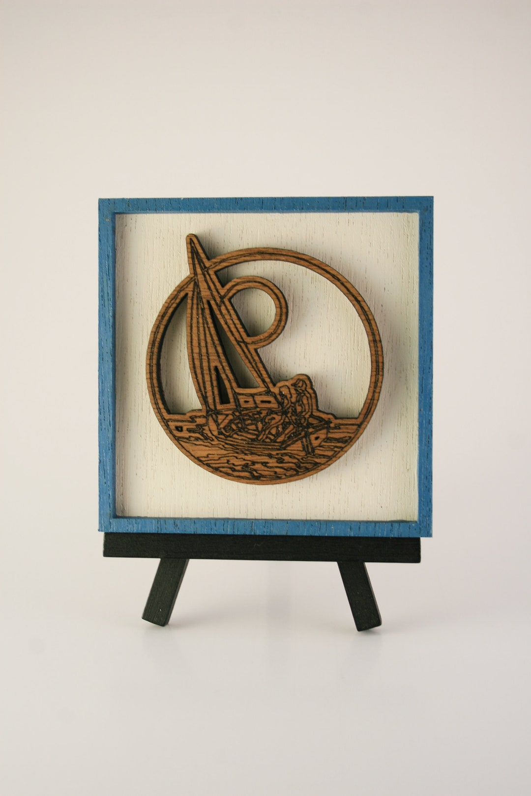 3D Wall Art, Laser Cut Hand Painted Sailing Art Gift - Etsy