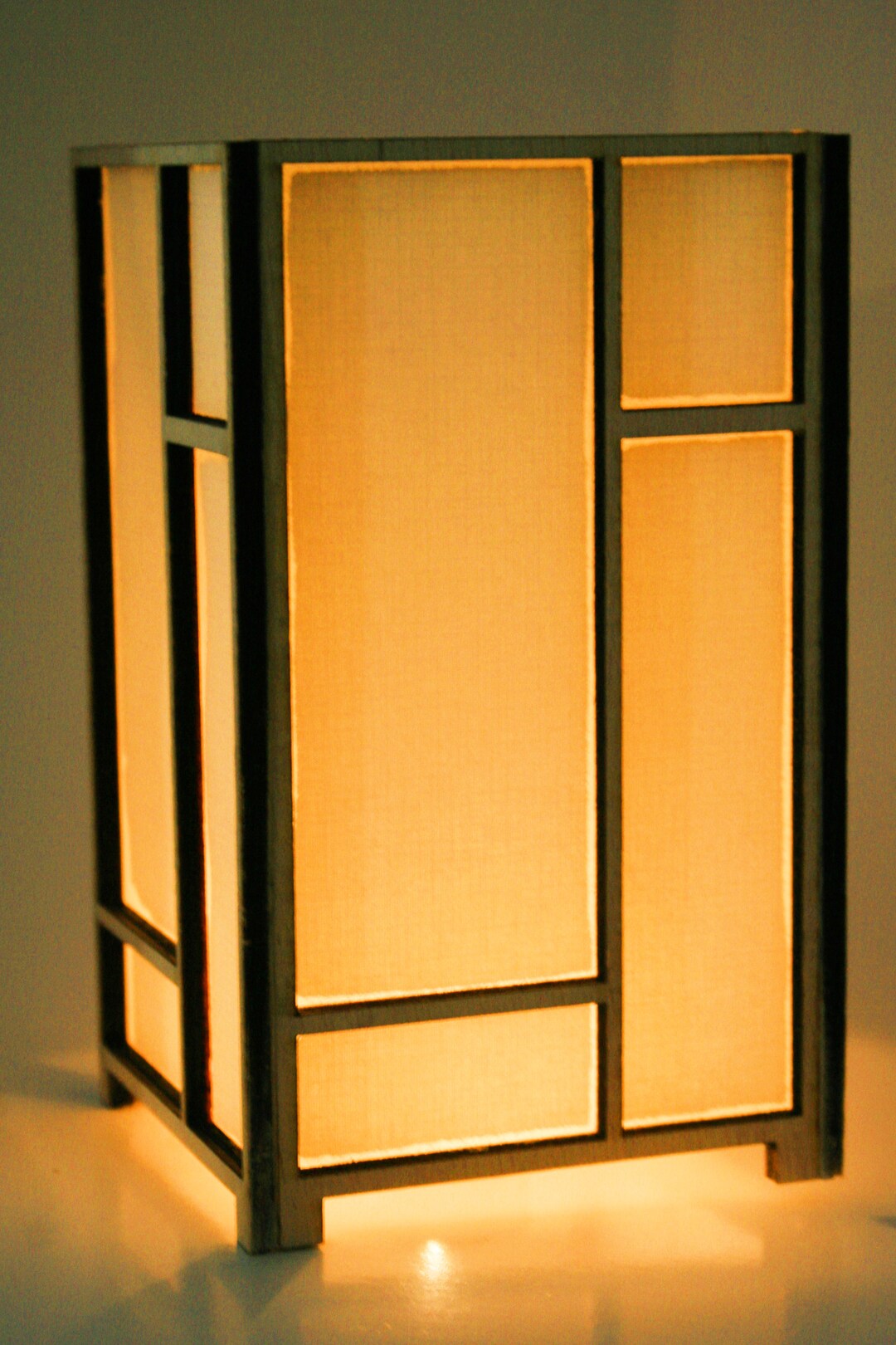 Hand Crafted Traditional Shoji Style Paper Table Lantern, Table Lamp ...