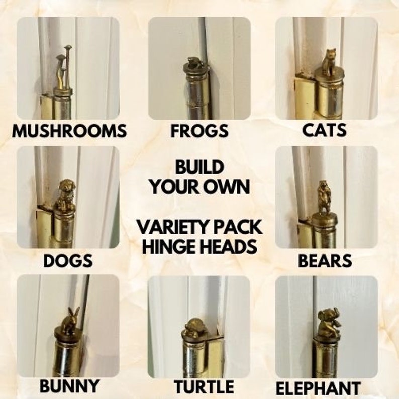 Hinge Head Variety Pack. Choose Your Own - Etsy UK