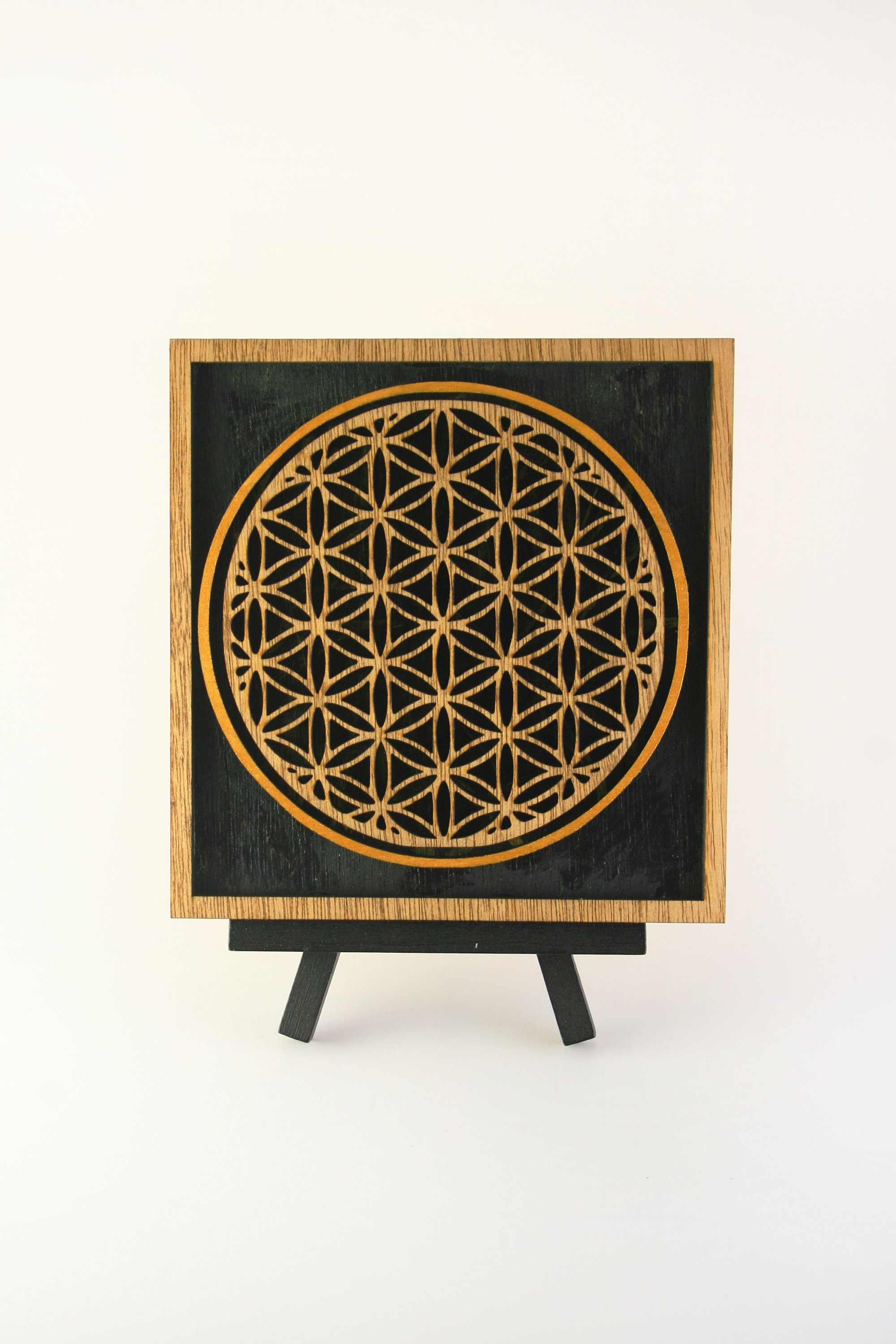 Wooden Flower of Life Wall Art, Sacred Geometry Wall Art, Mandala Wall ...