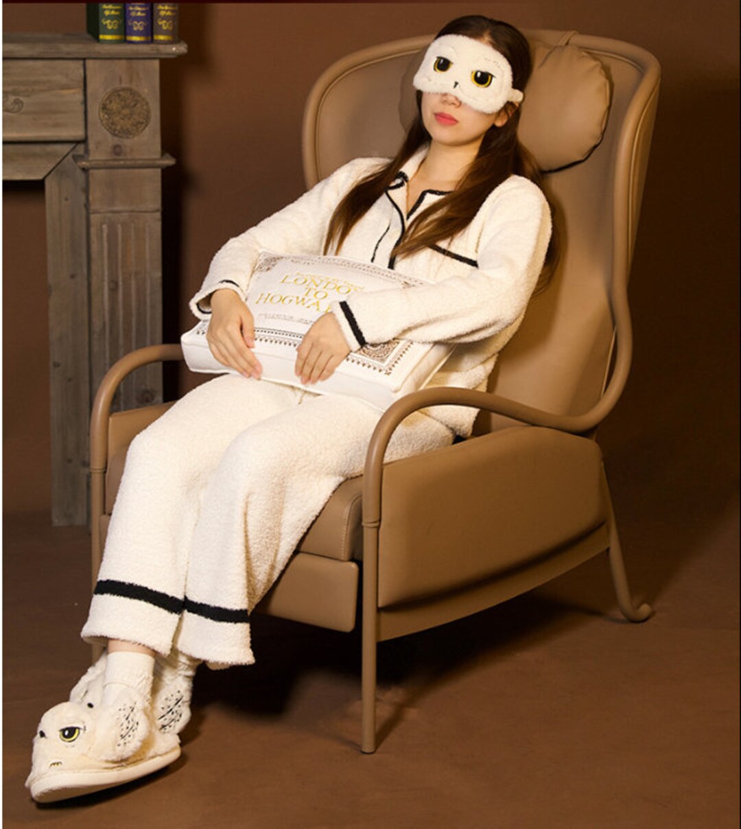 Harry Potter Hedwig Sleep Mask - Etsy