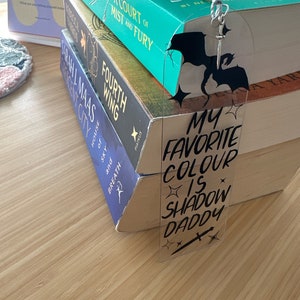 My Favourite Colour is Shadow Daddy bookmark - Etsy