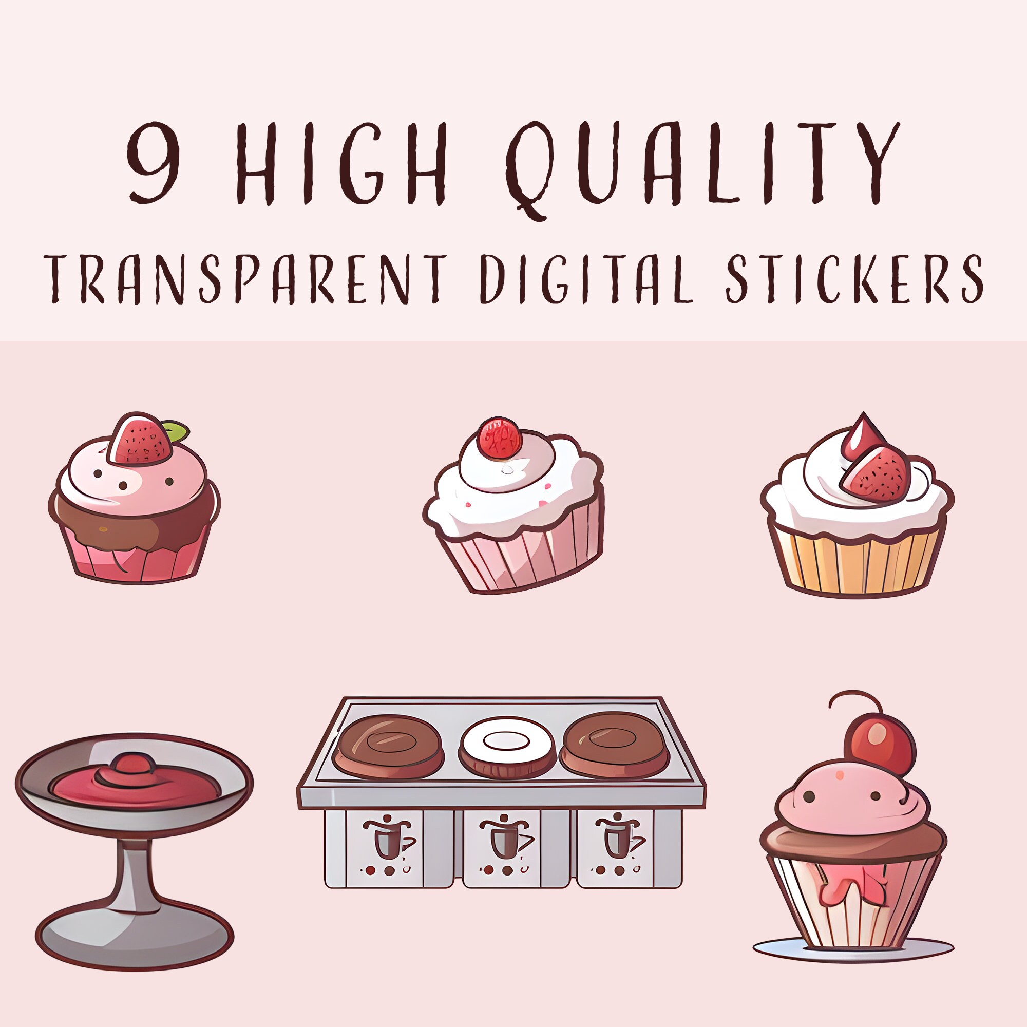 9 Chibi Clip Art, Baking Bakery Chibi Chef, Chibi Precropped Stickers ...