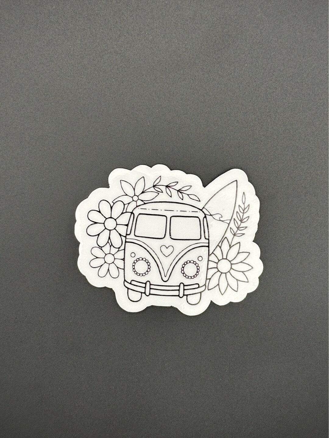 Hippie Van Sticker - Etsy