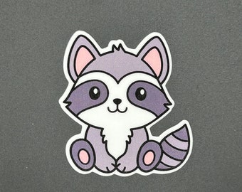 Raccoon Sticker (chip Bag) - Etsy