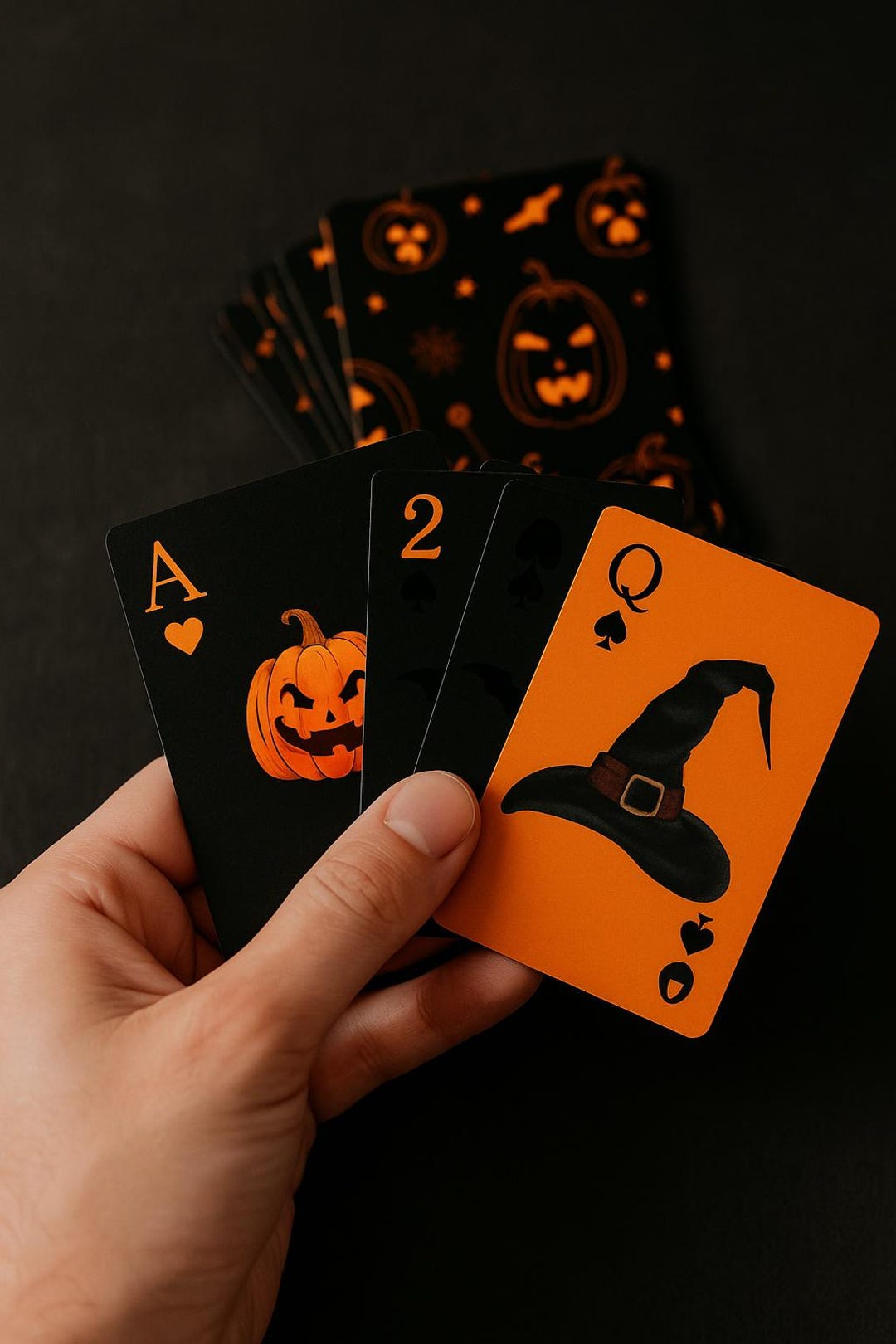 Halloween Playing Cards: Spooky Skeleton Poker Deck - Etsy
