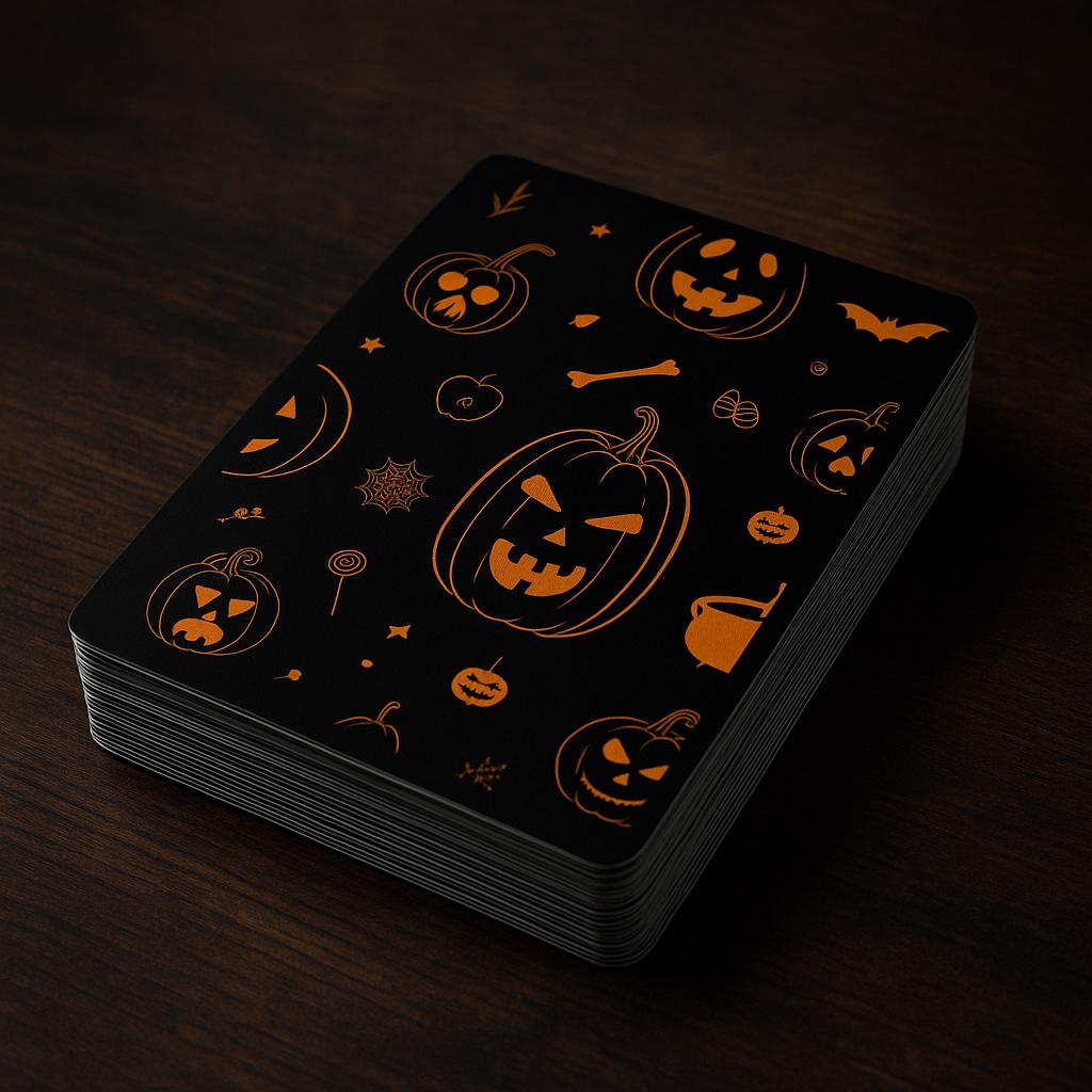 Halloween Playing Cards: Spooky Skeleton Poker Deck - Etsy
