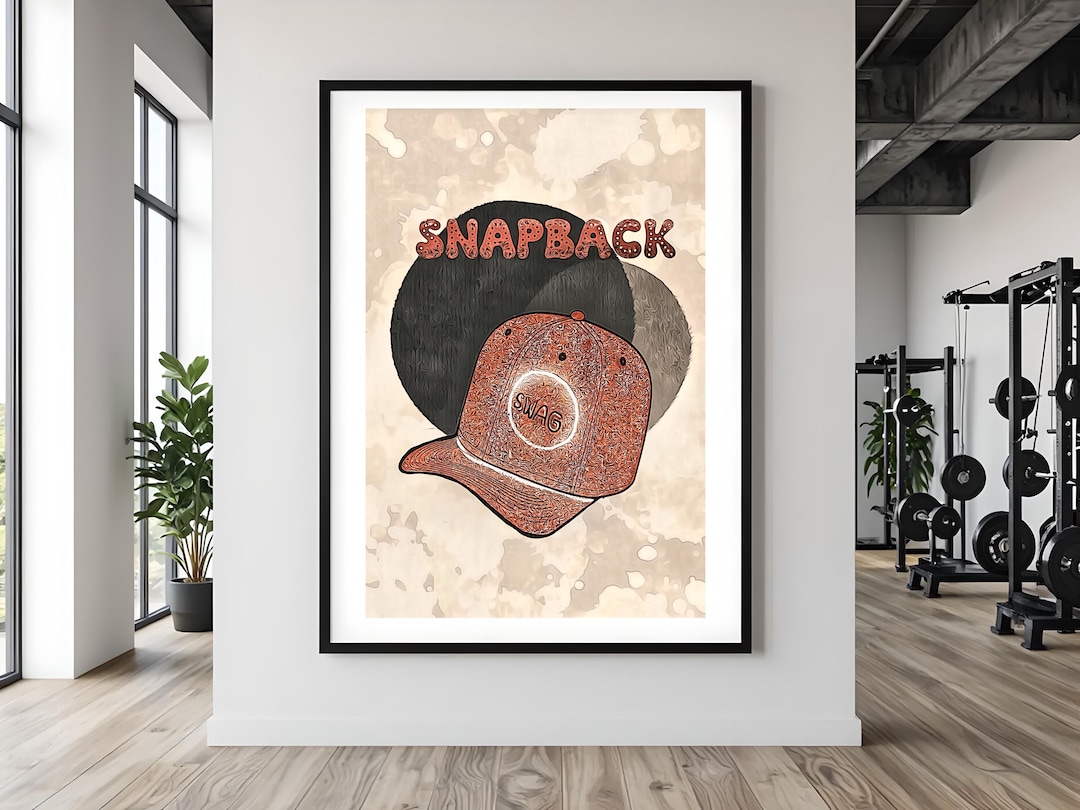 Baseball Cap| Snapback Cap Art| Hats Wall Art| Baseball Cap Poster ...