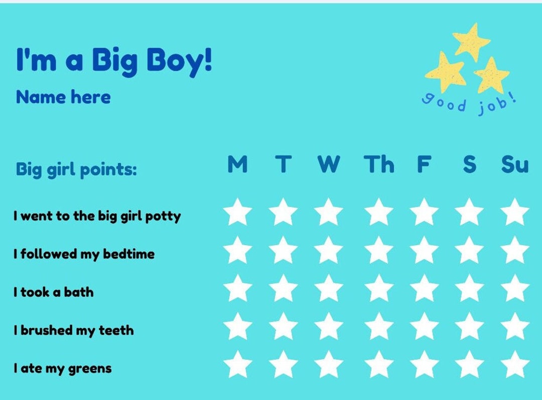 Personalised Behaviour Chart - Etsy