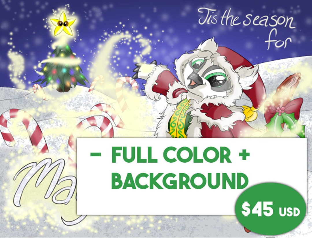 Neopets Drawing FULL COLOR BACKGROUND - Etsy