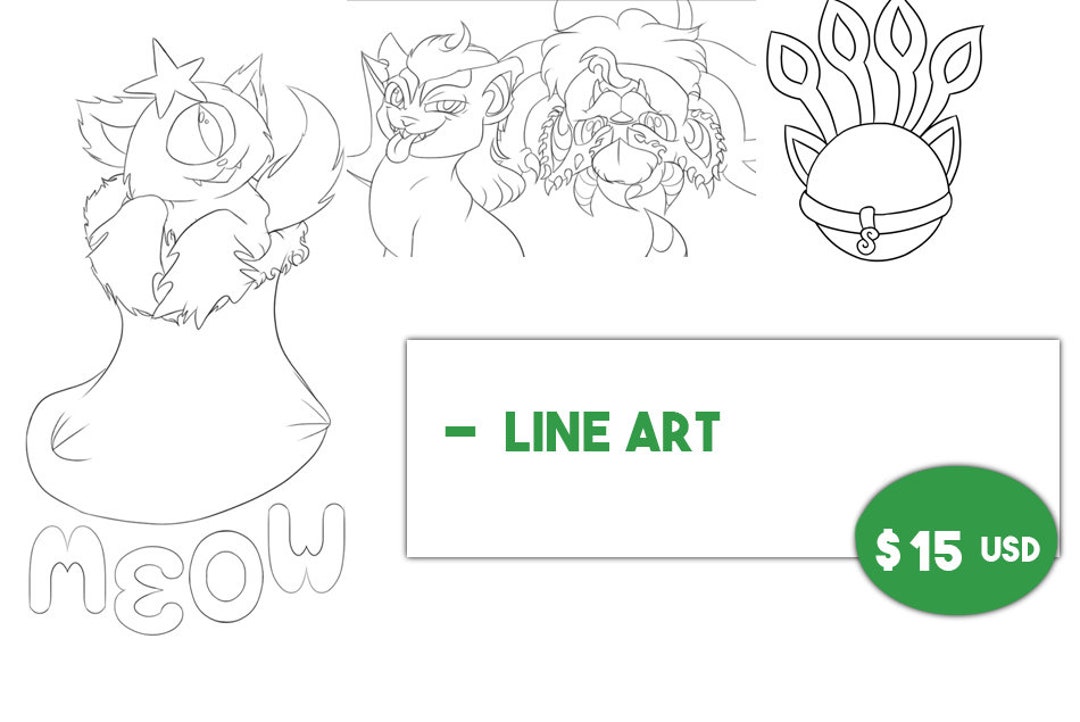 Neopets Drawing LINEART - Etsy