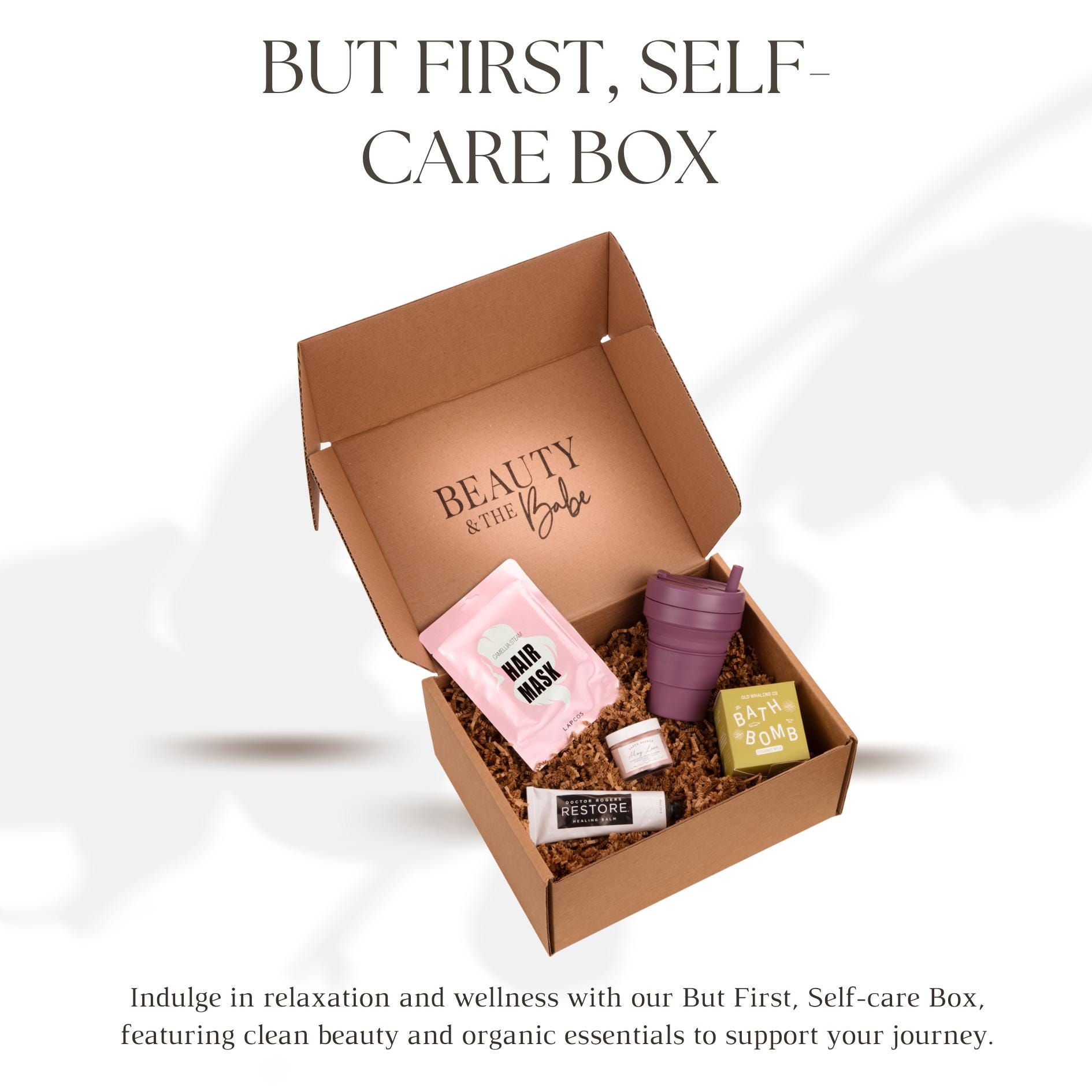 But First, Self-care Box – Clean Beauty Gift, Self-care Package, Stress ...