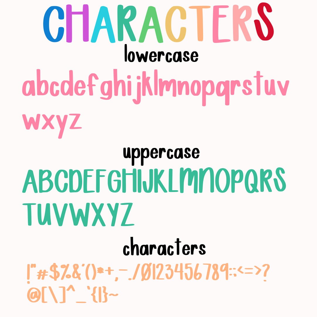 Margarita Font | Cute Handwritten Font for Digital Planners, Digital ...