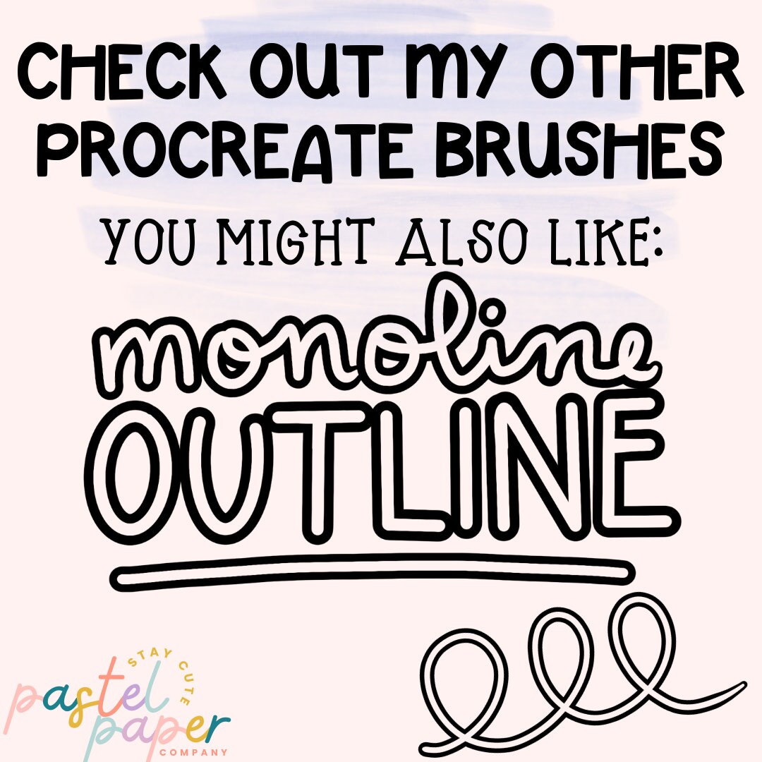 Marker Procreate Brush | Chisel Tip Flat Edge Procreate Brush for ...