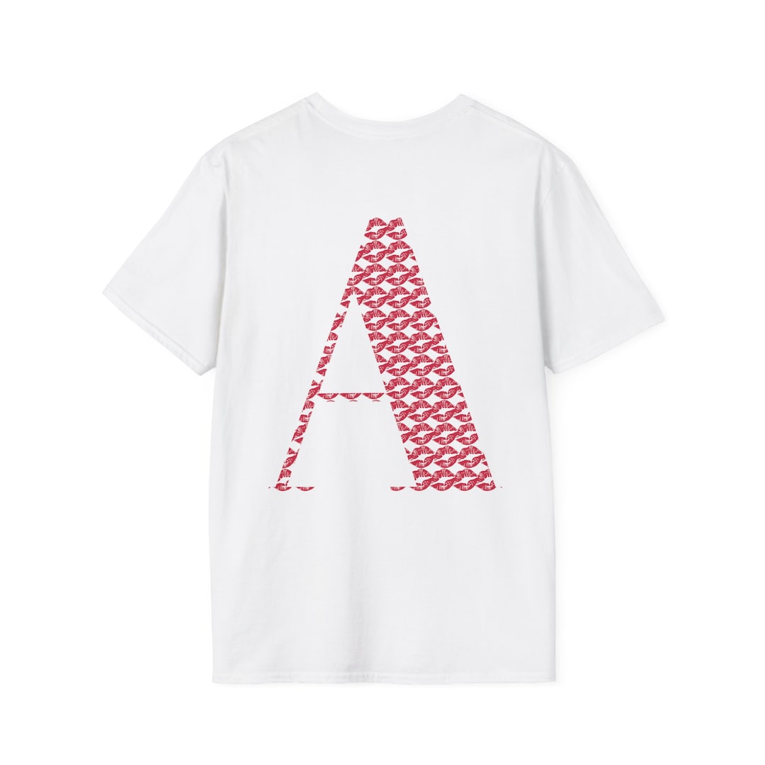 Customised Kiss Print T-shirt Wear Your Love Valentines Gift, Love ...