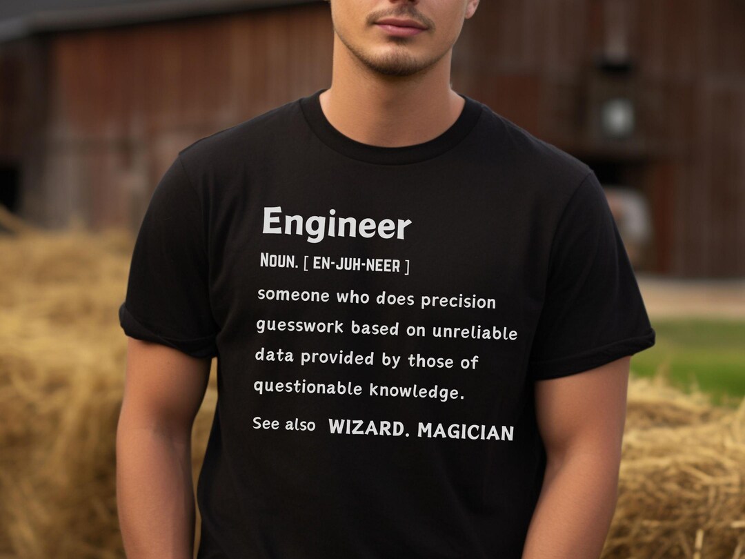Funny Engineer Definition T-shirt: Sarcastic STEM Gift - Etsy