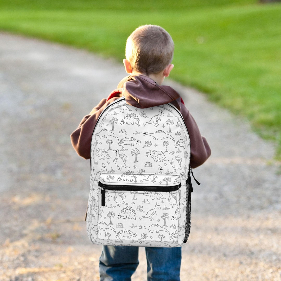 Large Dinosaur Backpack for Kids, Cute Dino School Bag, Children's ...