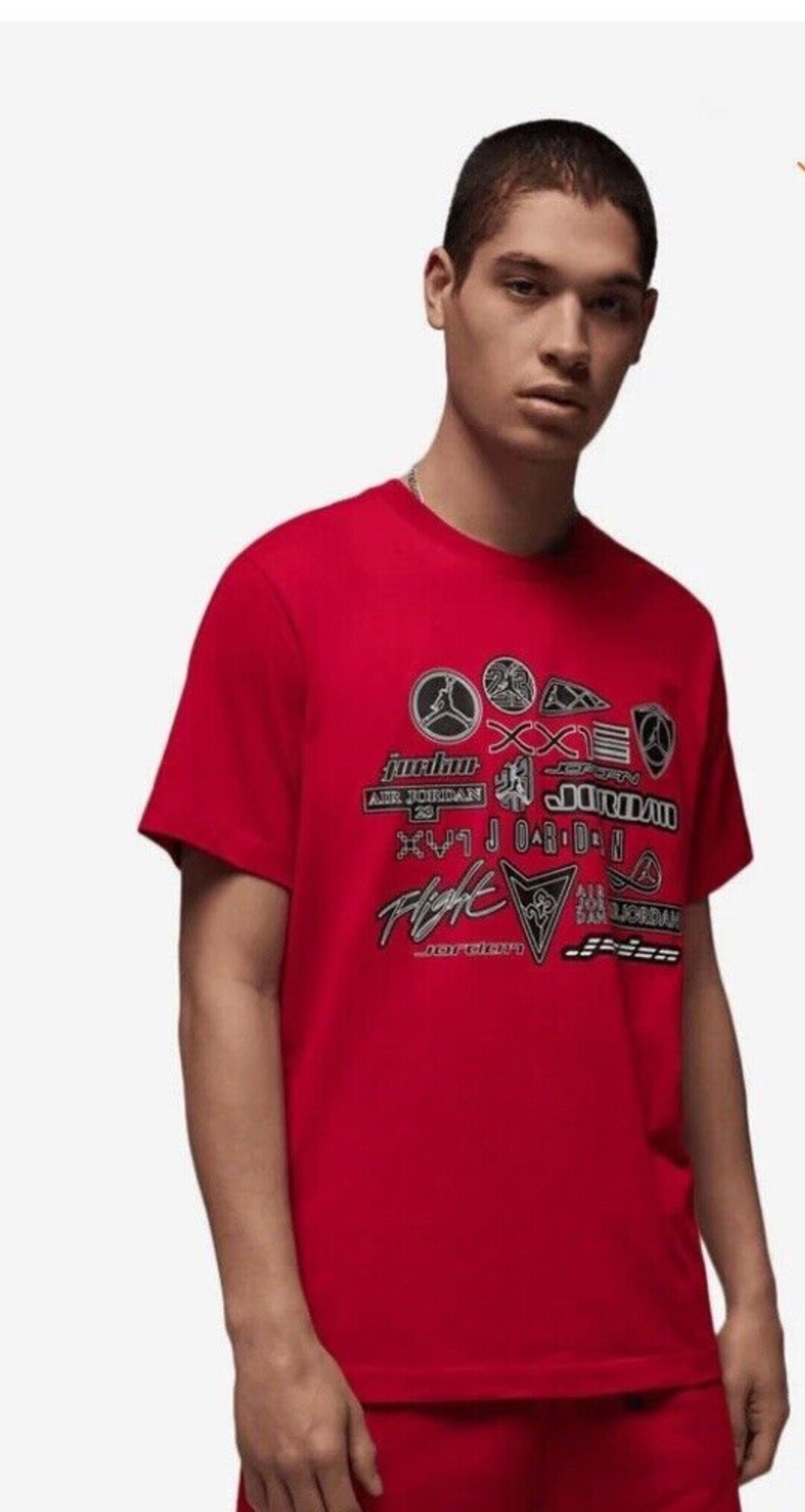 Jordan Brand Graphic Icon Logo Tee Red T-shirt Size (S)(L)(XL) - Etsy