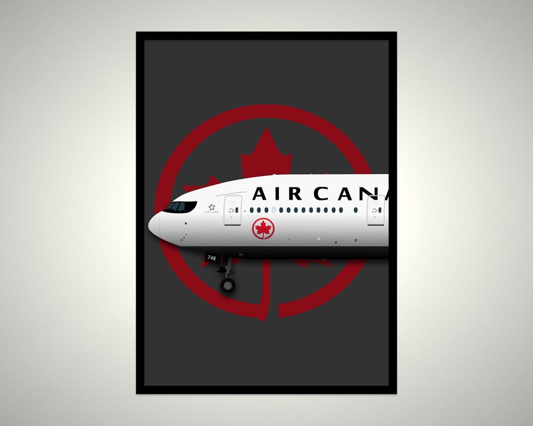 Aviation Poster, Air Canada Boeing 777 Matte Poster for Collectors and ...