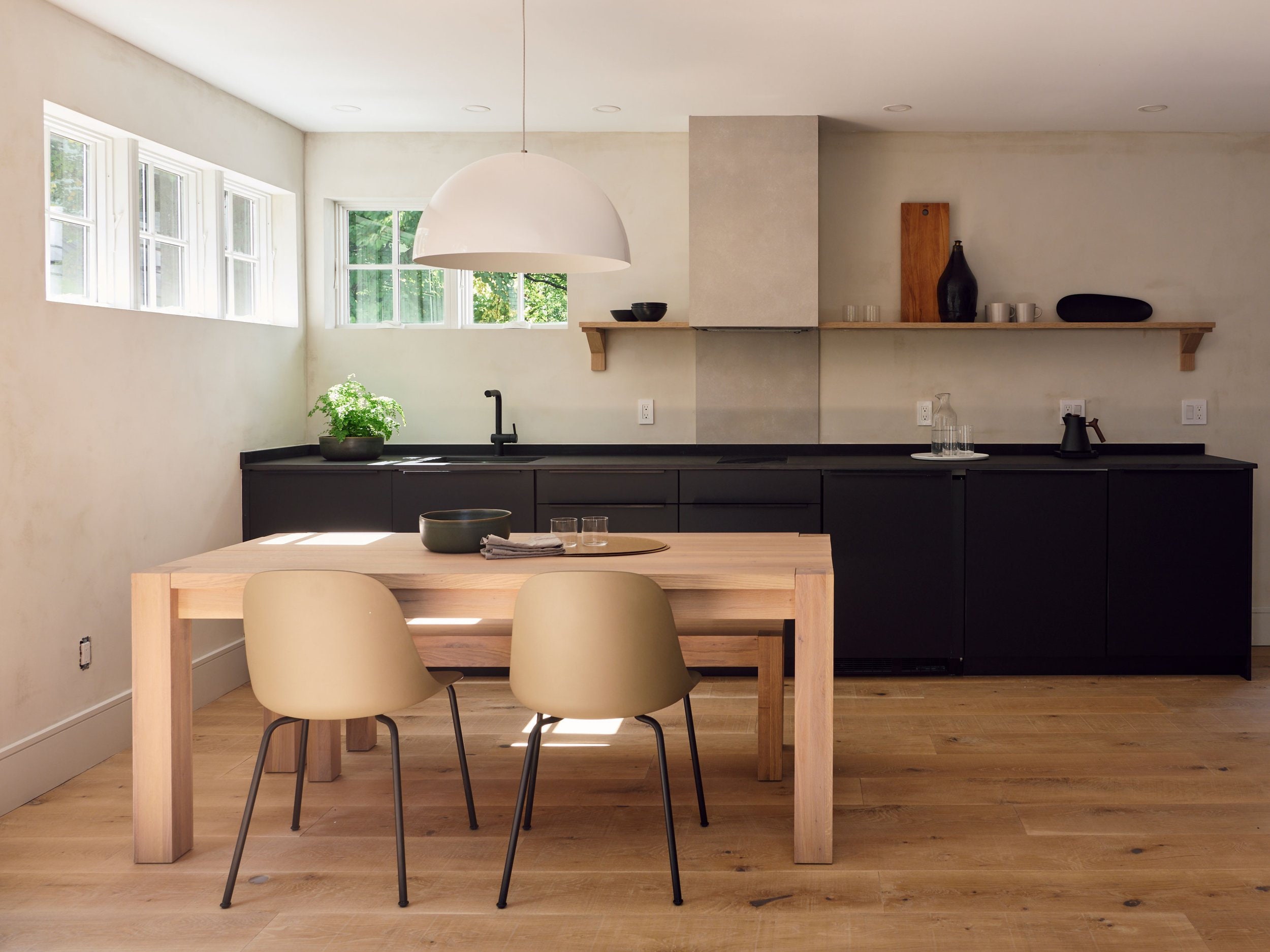 Parsons Dining Tabe | Solid White Oak Dining Table | Customizable - Etsy