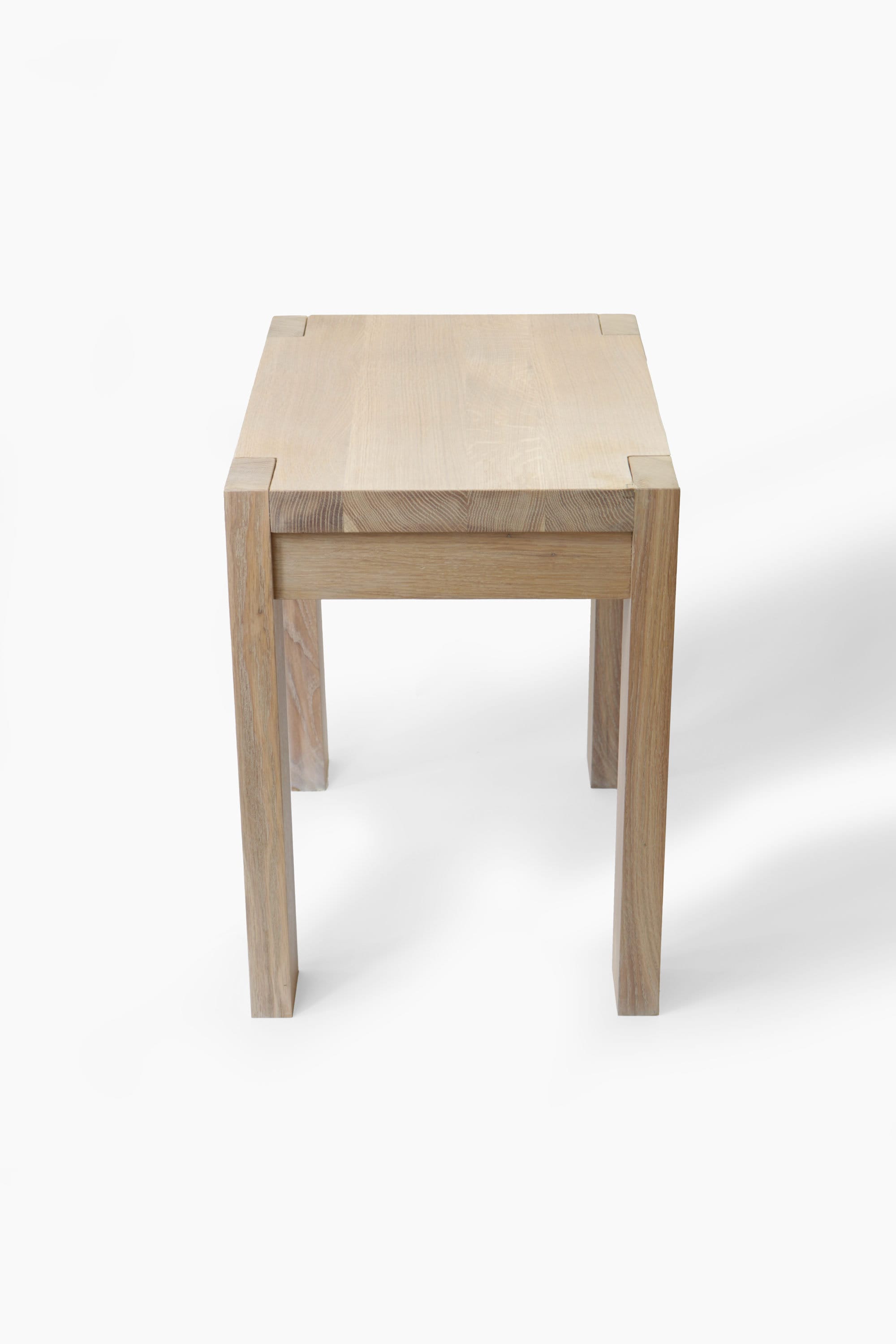 Parsons Side Table | Solid White Oak End Table | Customizable - Etsy