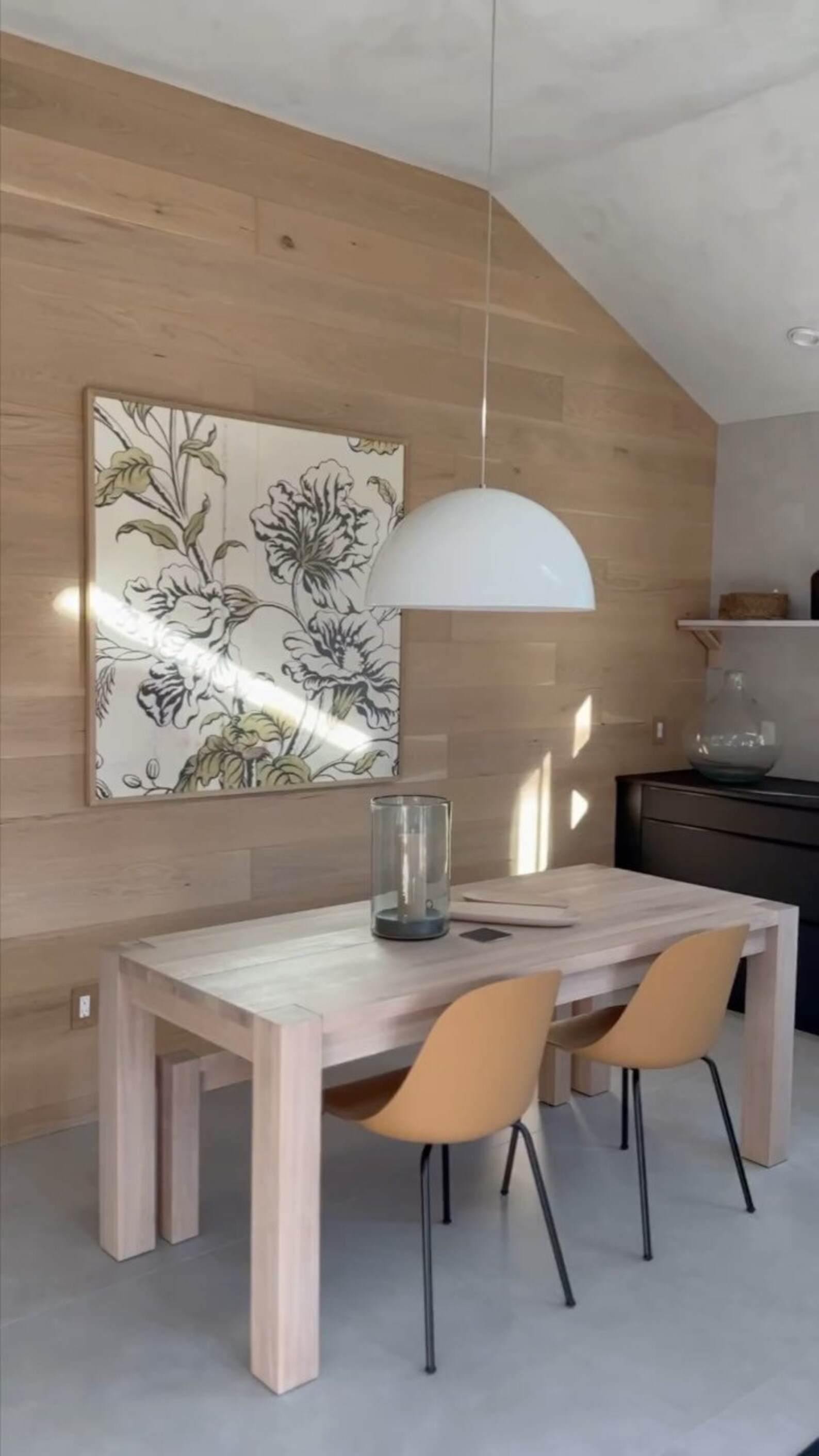 Parsons Dining Tabe | Solid White Oak Dining Table | Customizable - Etsy
