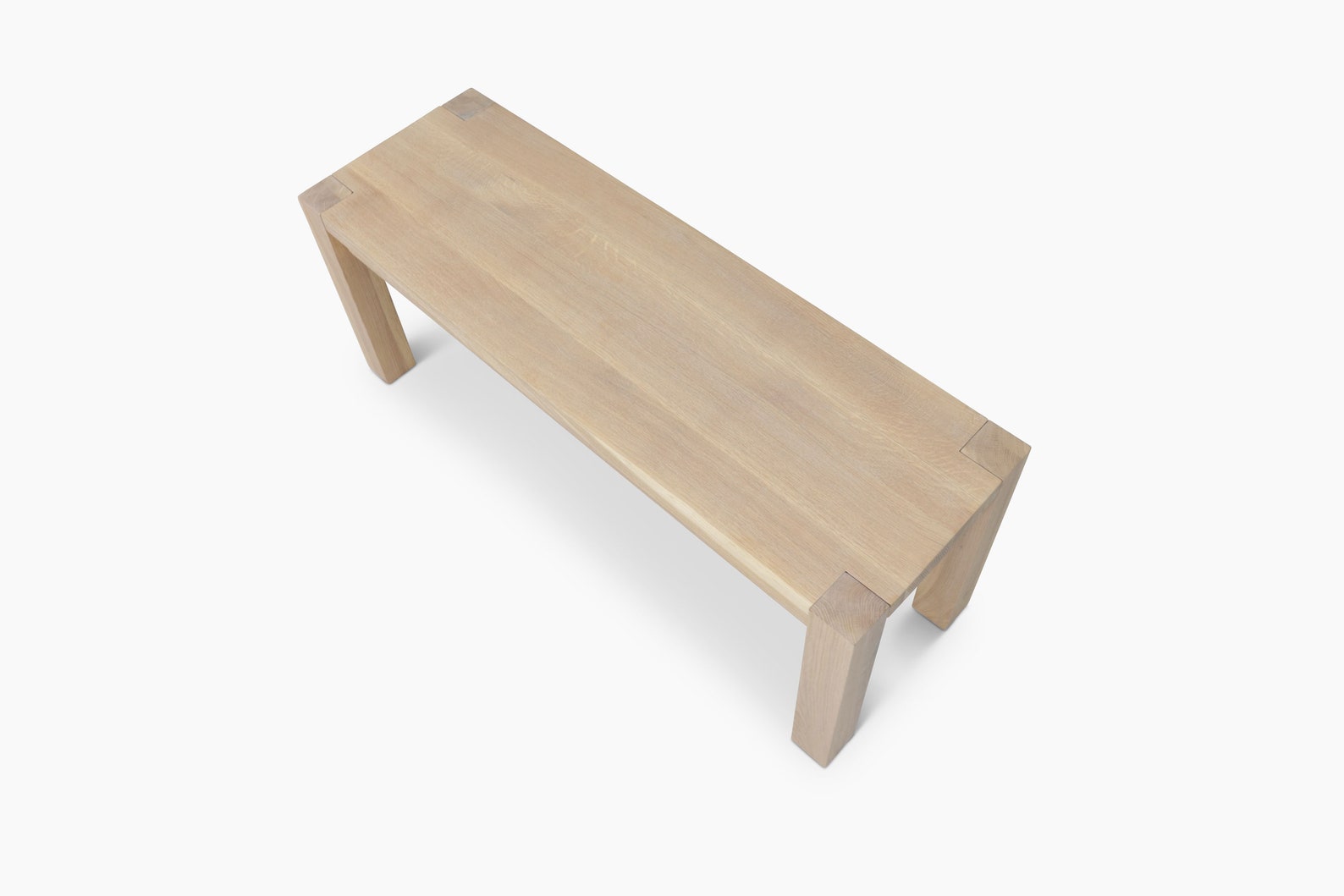 Parsons Bench | Solid White Oak Bench | Customizable - Etsy