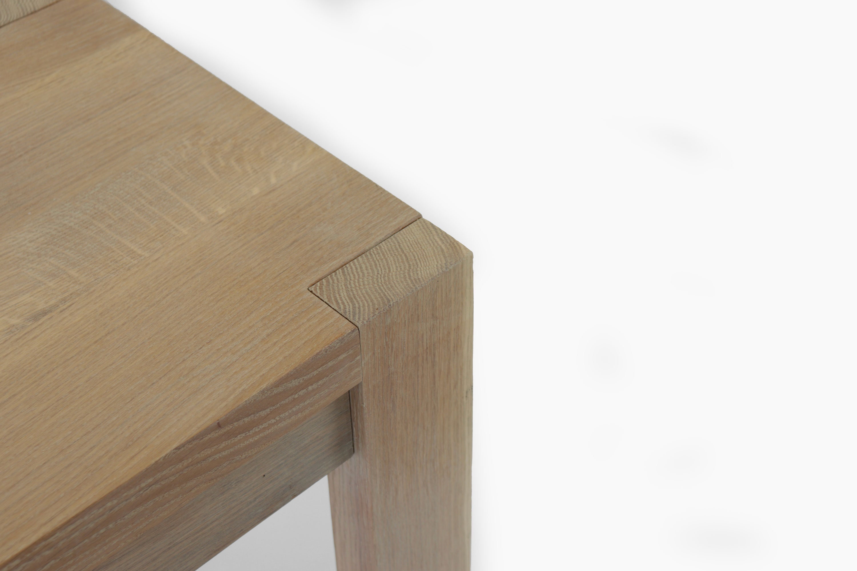 Parsons Side Table | Solid White Oak End Table | Customizable - Etsy
