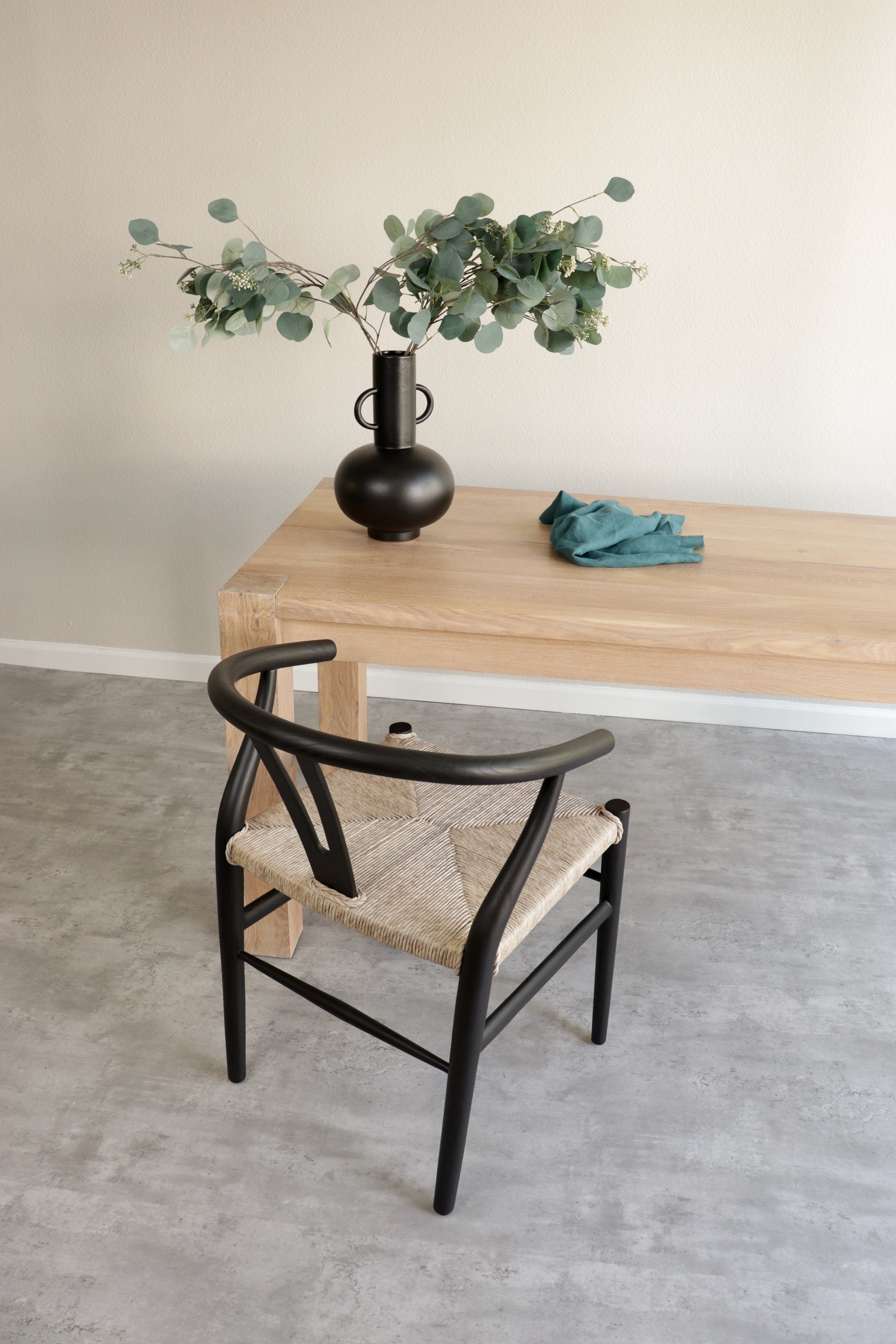 Parsons Dining Tabe | Solid White Oak Dining Table | Customizable - Etsy