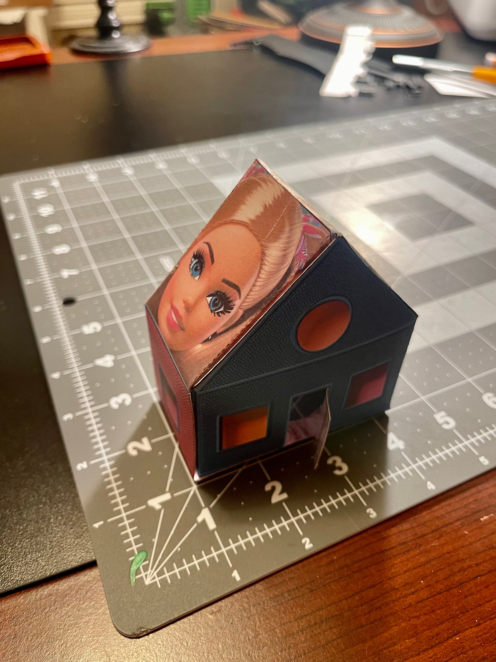 Miniature Stone House Printable House Nets - Set of 10 Mini Houses for ...