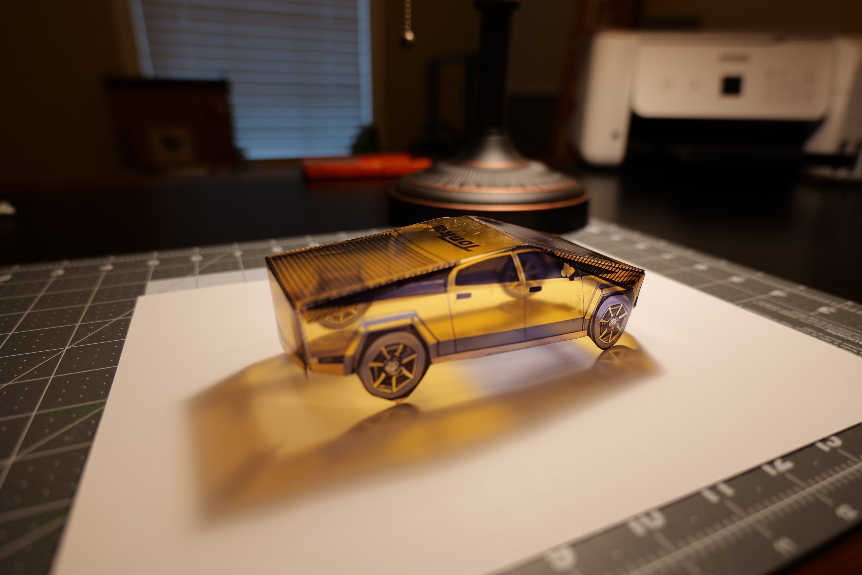 Cybertruck Papercraft (5 Pack) With Unique AI Themes - Paper Art Toys ...