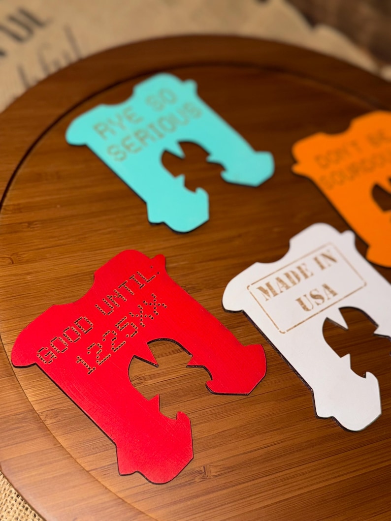 Personalized Laser Cut Bread Bag Clip Hair Ties With Custom Text - 10 ...