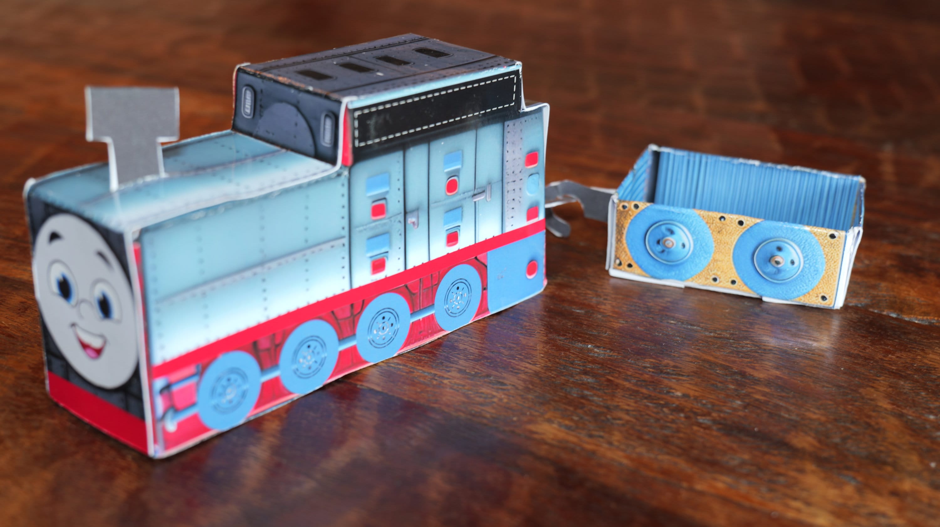Thomas and Friends ALL Engines Go Papercraft (5 Pack With Wagons) With ...