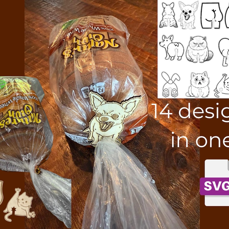 Cat Butt Bread Clip - Etsy