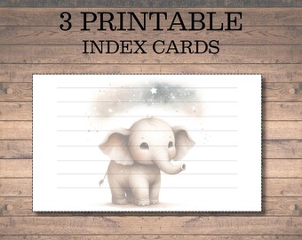 Lined 3x5 Notecards, Index Cards, Study Cards, Recipe Cards - Etsy