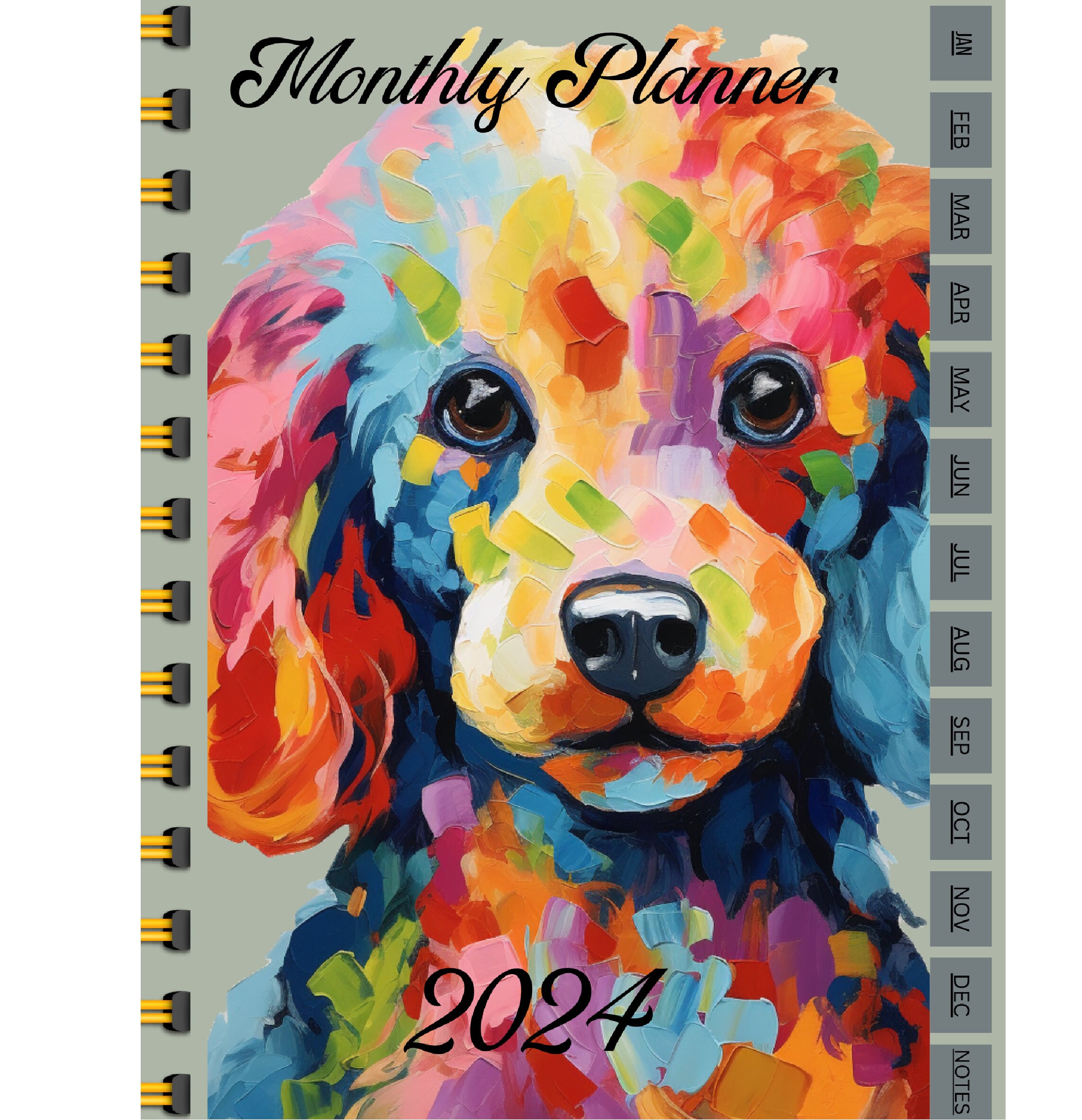 Dog Breed Planner, Digital Planners 2024, Planners, 2024, Multicolor ...
