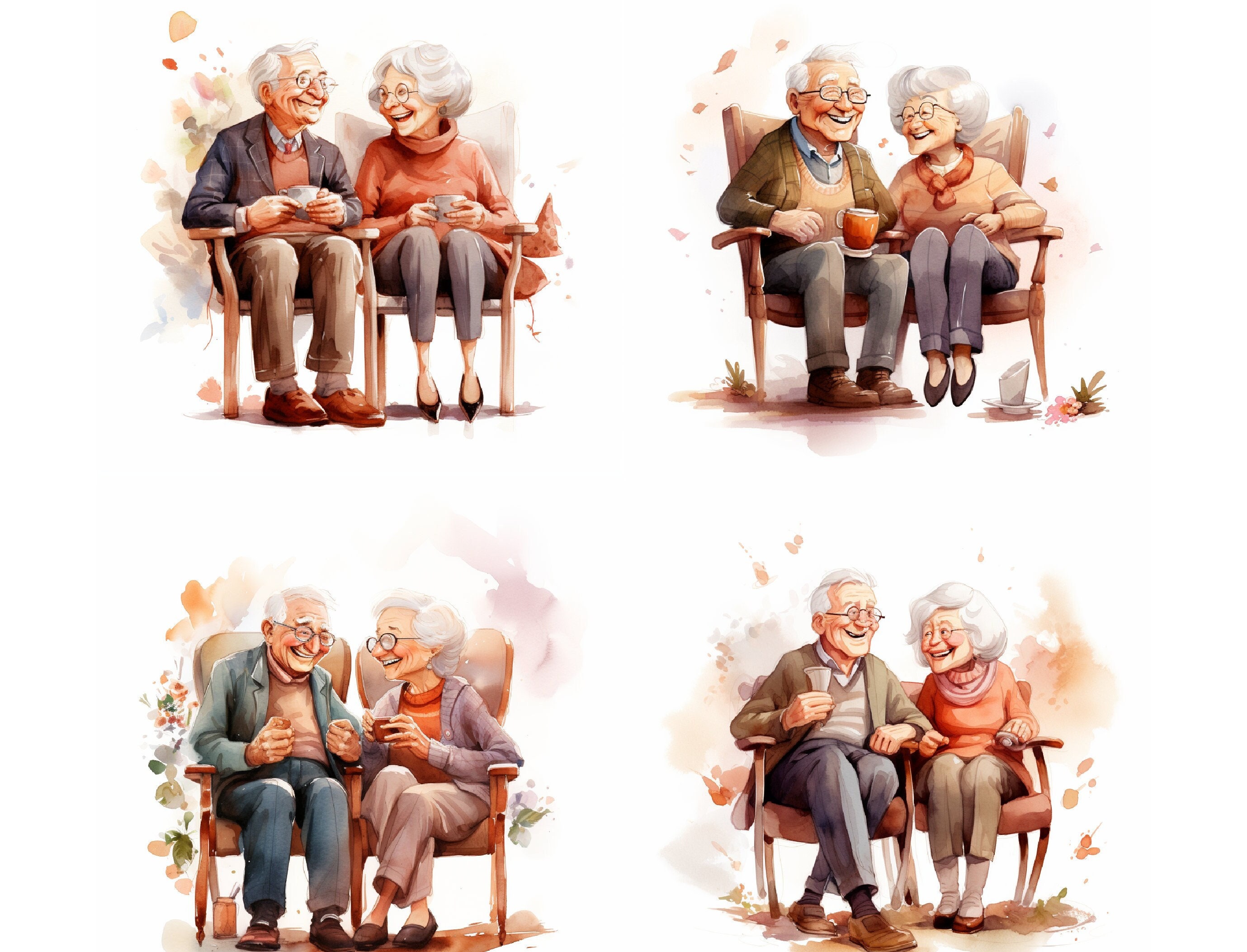 Old Love, Couple, Old, Old Couple, Life Partner, Old People Clipart ...