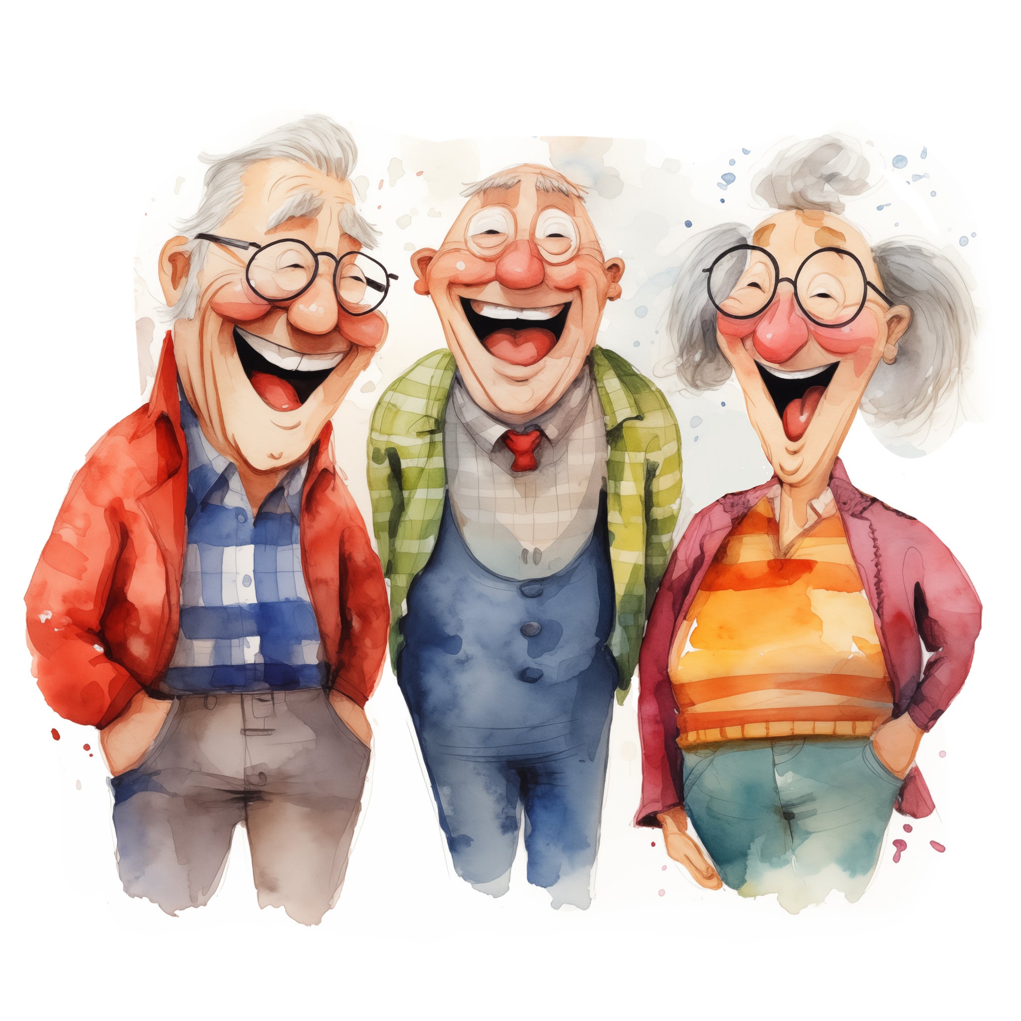 Old People Laughing, Old Friends, Friendship, Old, PNG, Old Friends ...