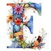 Letter E, Flowers, Beautiful Alphabet E, Alphabet, PDF, Digital Letters ...