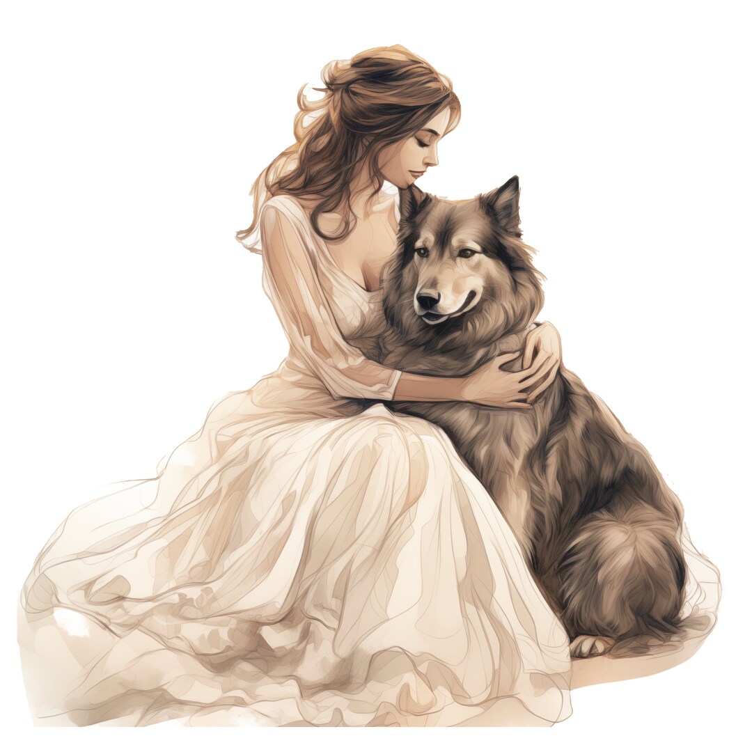 Wedding, Bride and Dog, Dog, Bride, Wedding, Friendship, Marriage - Etsy