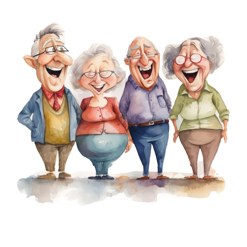 Old People Laughing, Old Friends, Friendship, Old, PNG, Old Friends ...