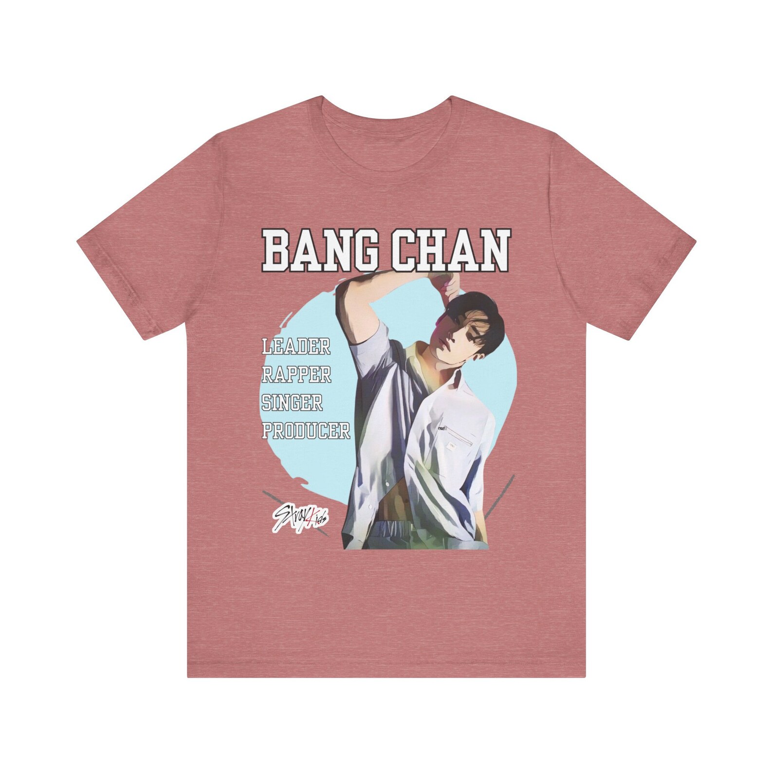 Vintage Bang Chan Stray Kids Graphic Drawn Shirt, Bang Chan Retro T ...