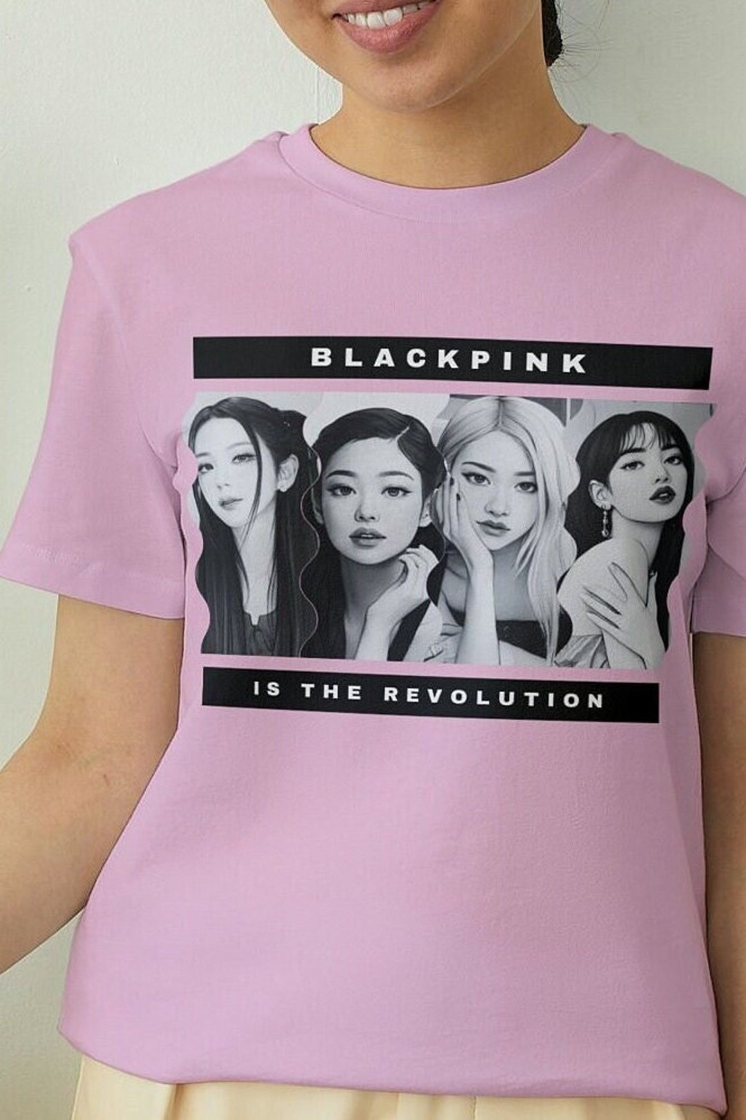 Blackpink is the Revolution Shirt Blackpink Fan Made Merch Kpop Merch Lisa Jennie Rose Jisoo T ...