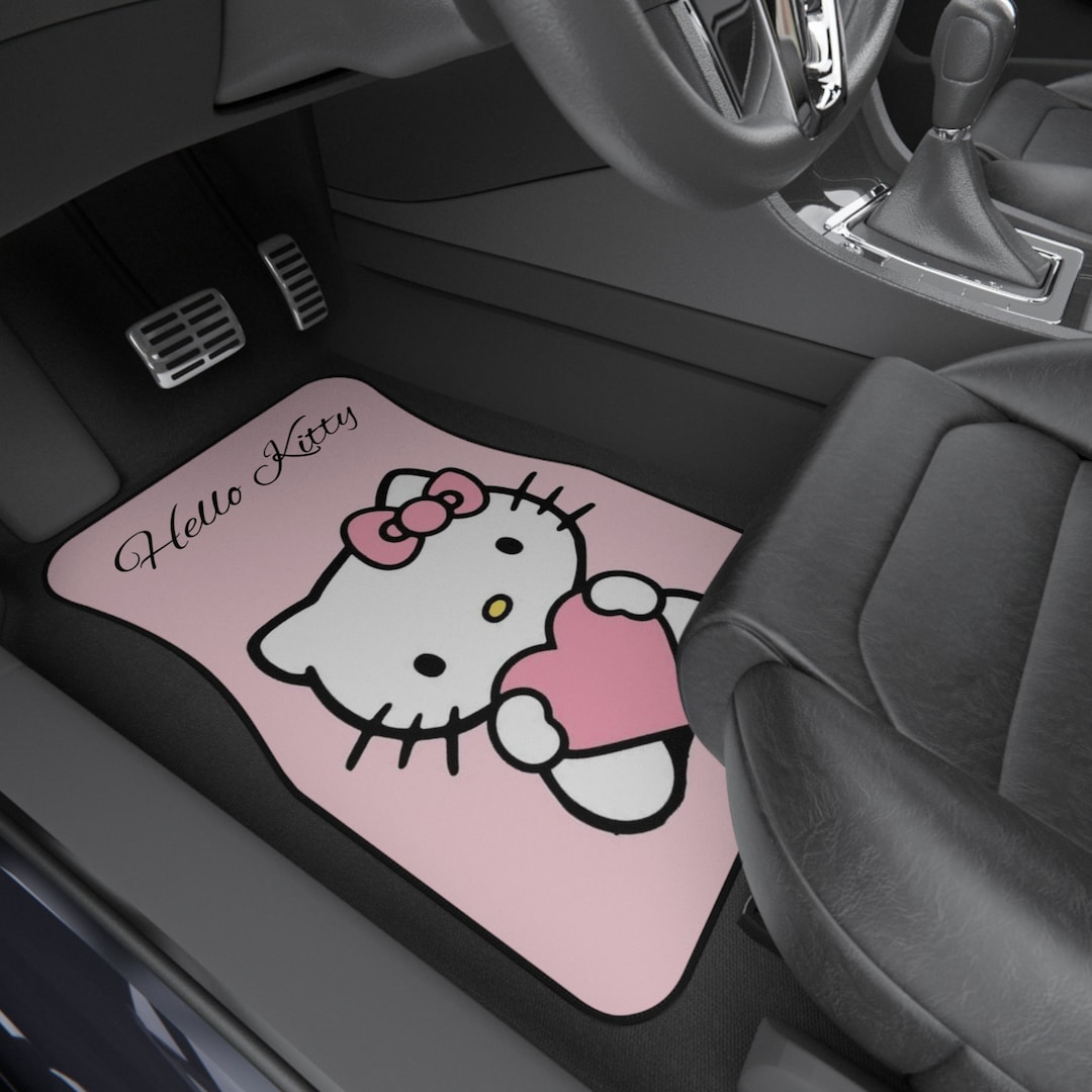 Hello Kitty Car Mats Sanrio Car Decor Hello Kitty Decor Car Accessories ...