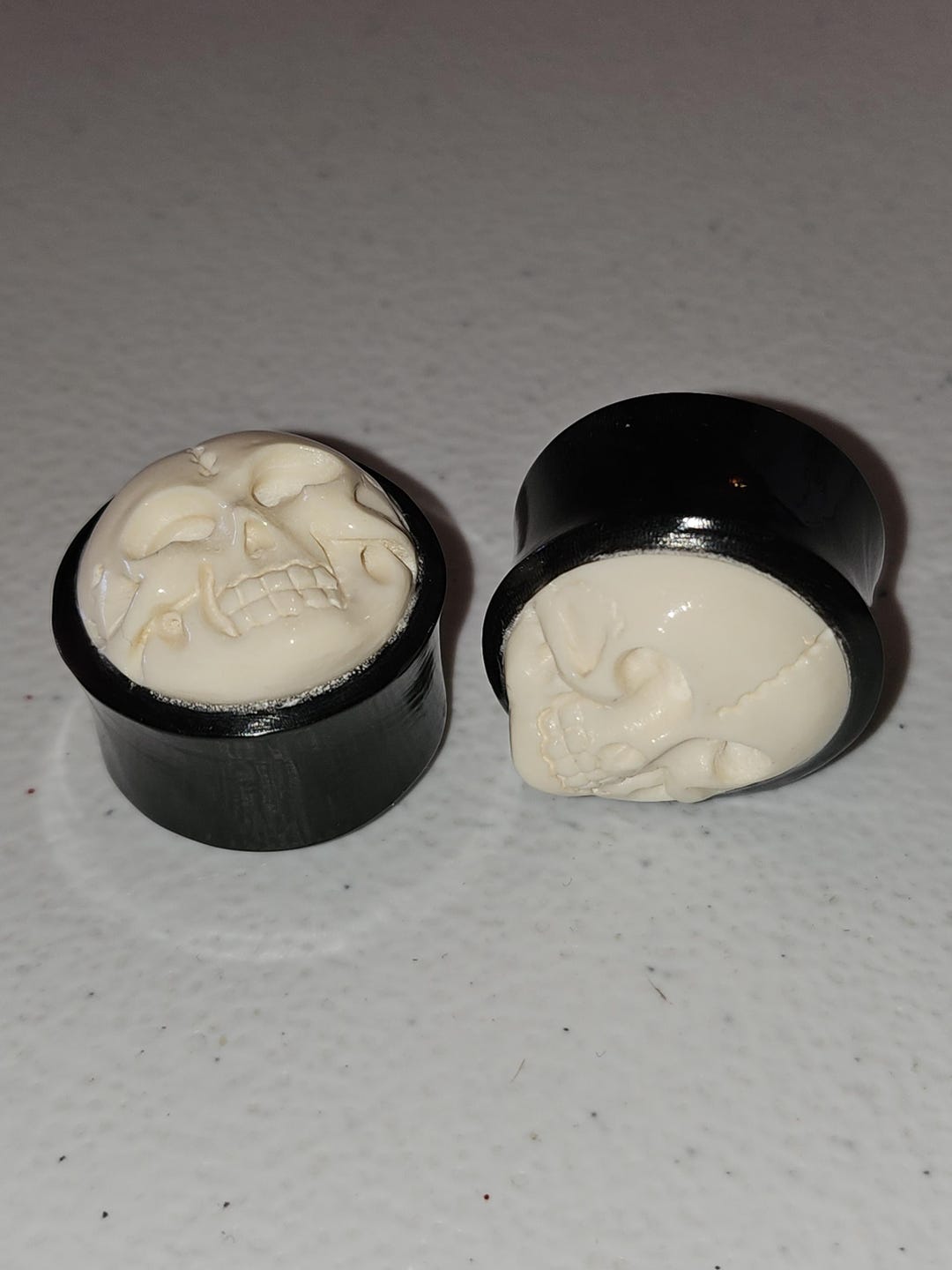 Bone Skull Plugs Organic "gauges" - Etsy