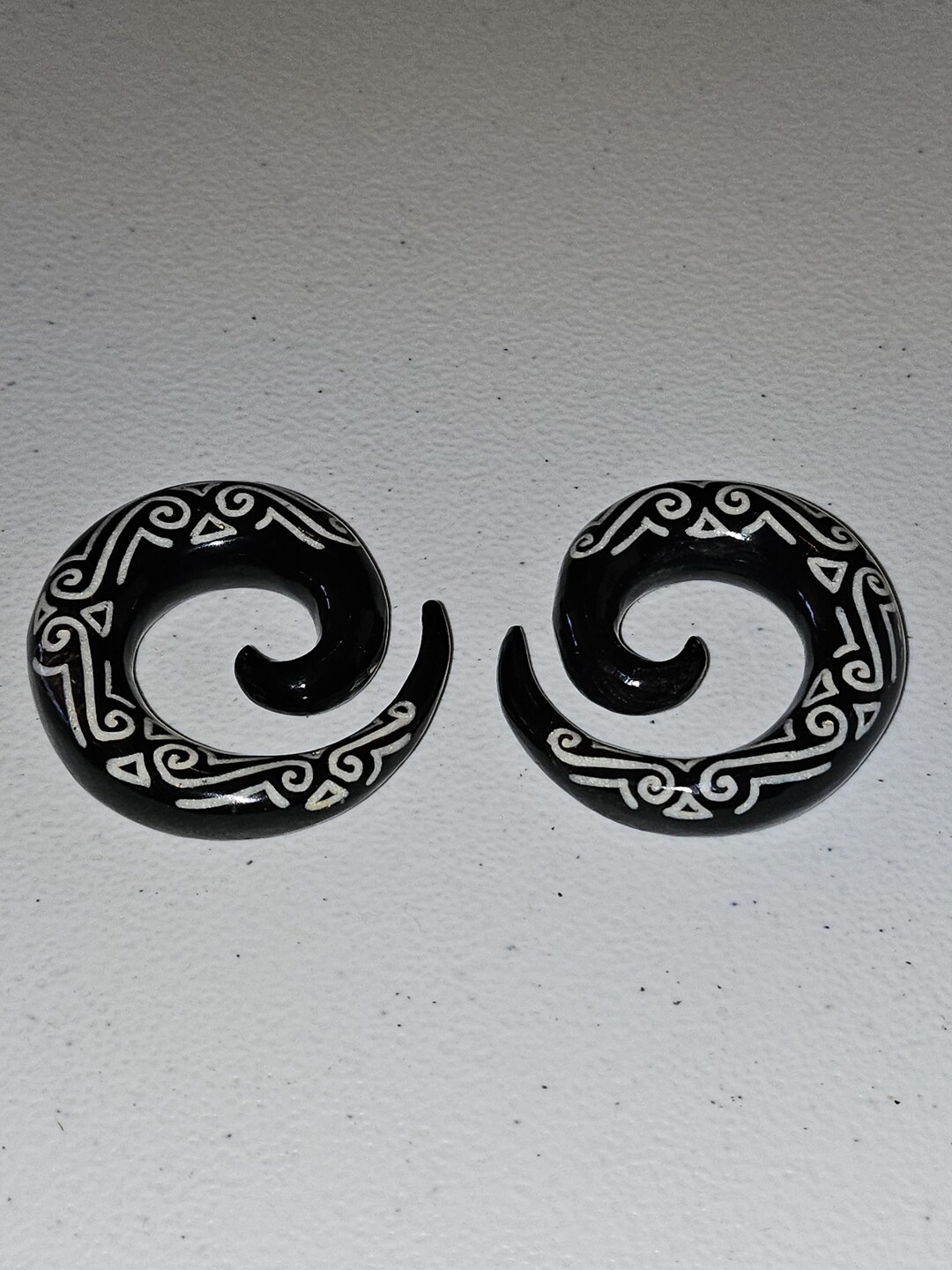 Bone Plugs Spirals Organic "gauges" Size 00g - Etsy