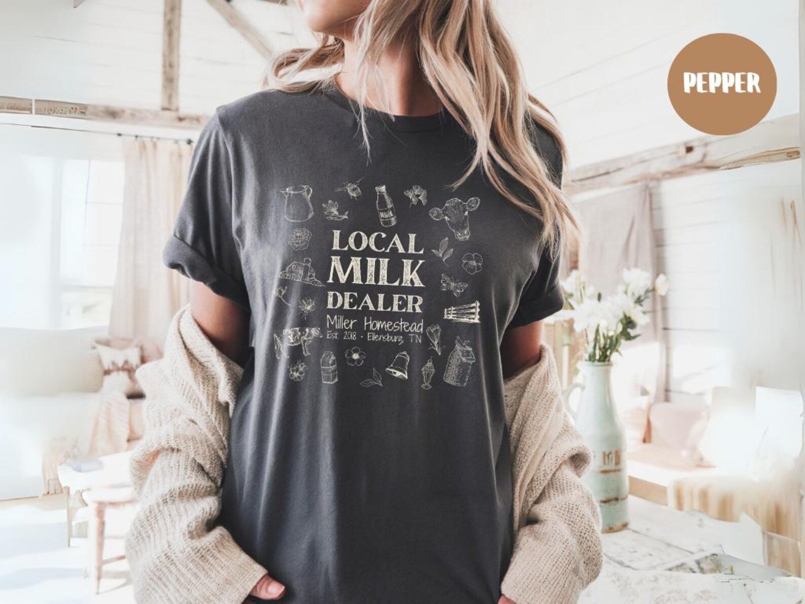 Custom Raw Milk Shirt for Dairy Farmer T-shirt Cow Lover Tee ...