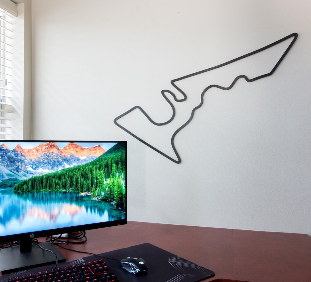 COTA Circuit of the Americas 3D Race Track Outline| F1 Race Track Wall ...