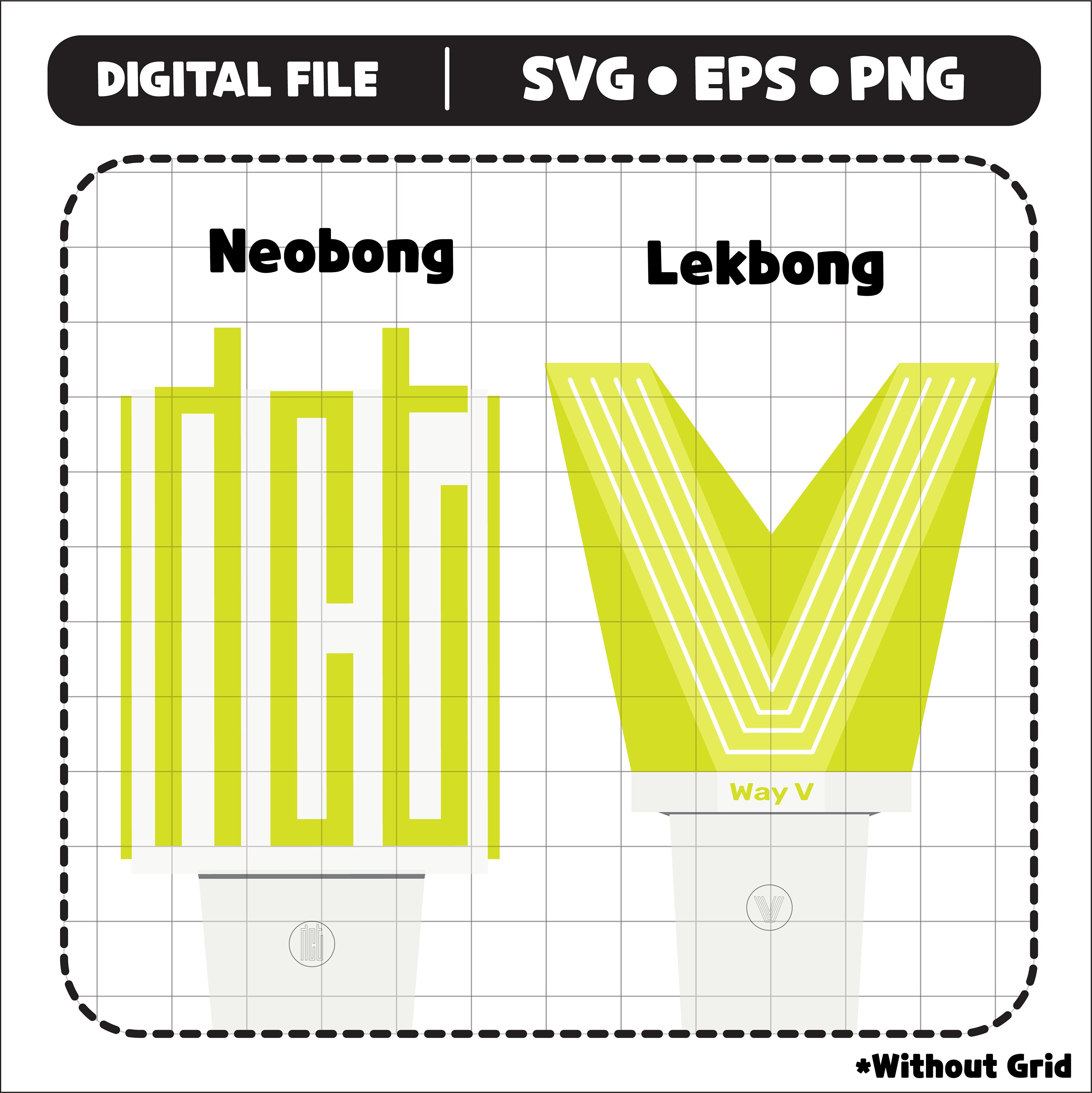 NCT Neobong Leekbong Digital File Png Svg Eps for Key Chain Hand Made ...